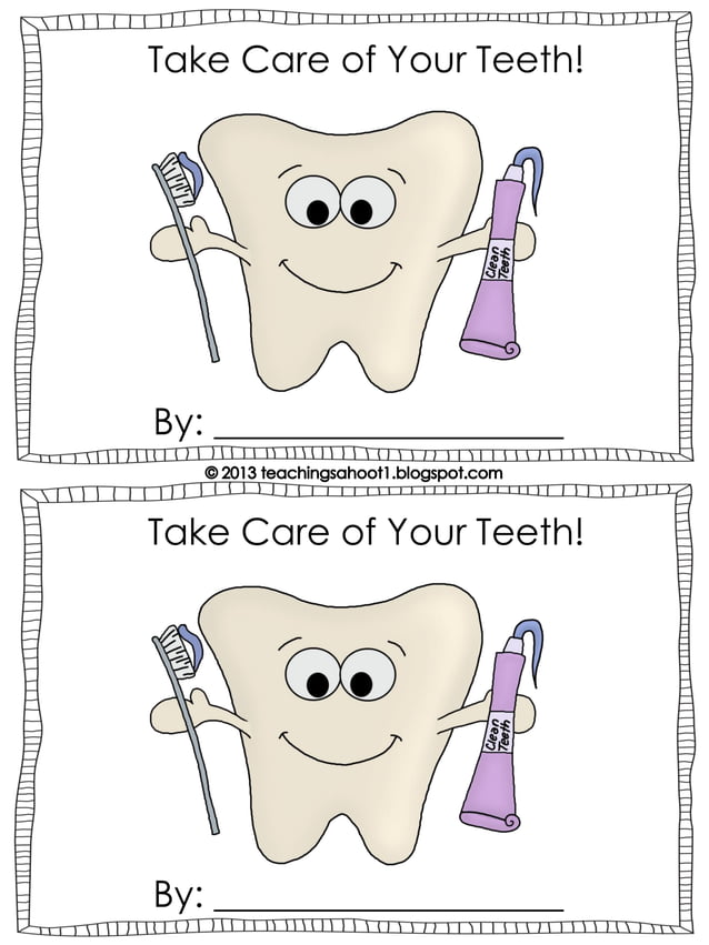 dental health mini book (buku mini kesihatan gigi) | PDF