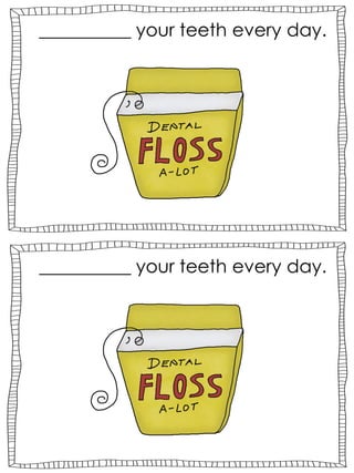 dental health mini book (buku mini kesihatan gigi) | PDF