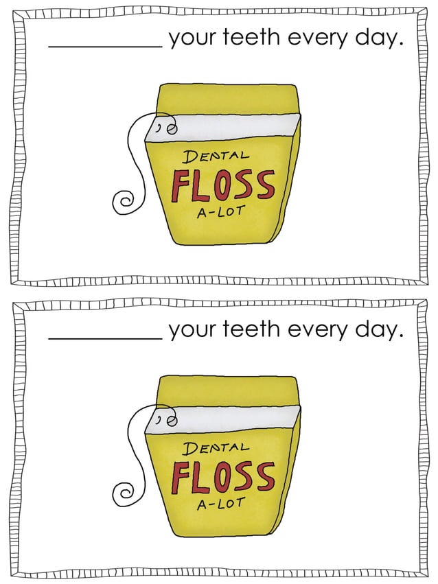 dental health mini book (buku mini kesihatan gigi) | PDF