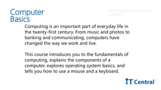 Lesson II: Computer Basic | PPT