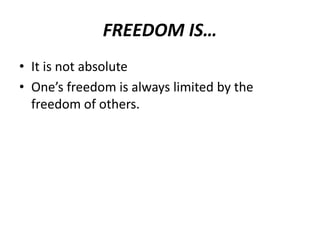 Freedom | PPTX