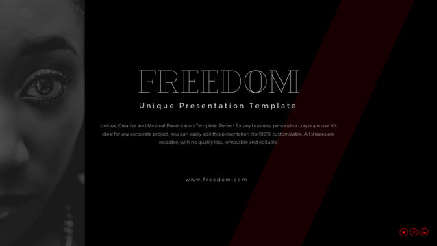 Freedom Powerpoint Presentation Template | PDF