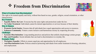 Freedom and types of freedom Presented by Maryam Ameen | PPT