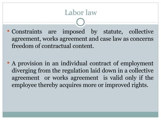 Freedom of Contract: or the lack of it | PPT