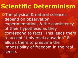 FREEDOM of human person intro to philosophy | PPTX