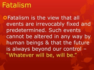 FREEDOM of human person intro to philosophy | PPTX