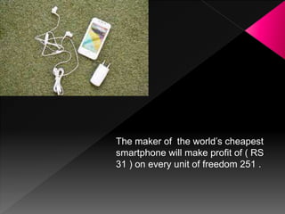 Freedom 251 SCAM | PPTX | Phone Services | Home Utilities