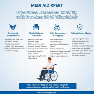Experience Unmatched Mobility with Freedom 5000 Wheelchair | PDF