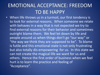 Freedom and acceptance | PPT