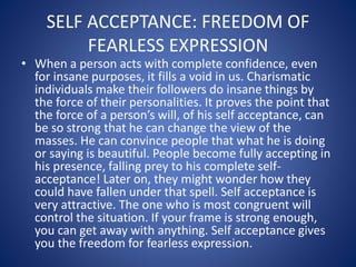 Freedom and acceptance | PPT