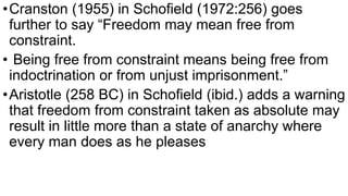 FREEDOM AND AUTHORITY IN ECD EDUCATION.ppt