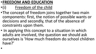 FREEDOM AND AUTHORITY IN ECD EDUCATION.ppt