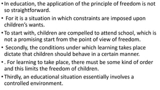 FREEDOM AND AUTHORITY IN ECD EDUCATION.ppt