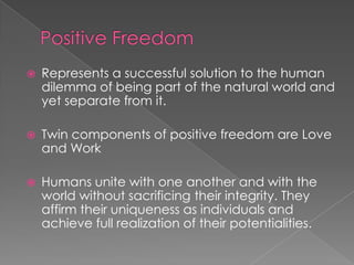 Freedom; character orientations | PPT