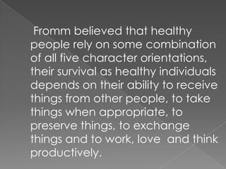 Freedom; character orientations | PPT