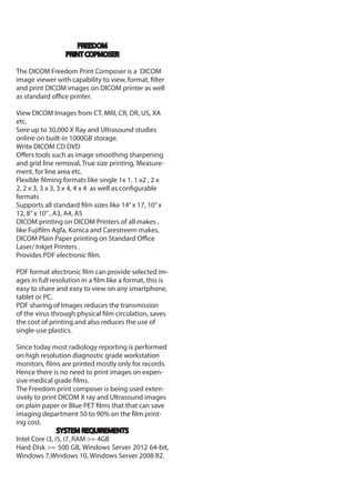 DICOM PRINT SOFTWARE | PDF