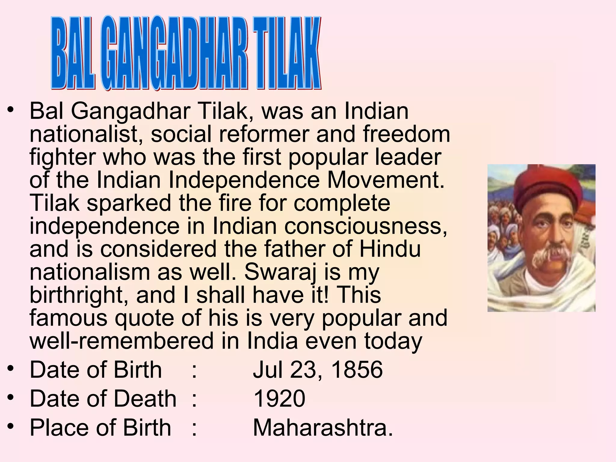 Freedom fighter | PPT