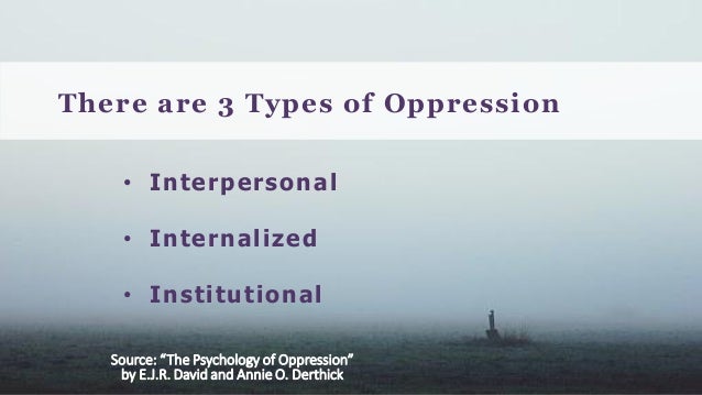 Are you Oppressed? | PPT