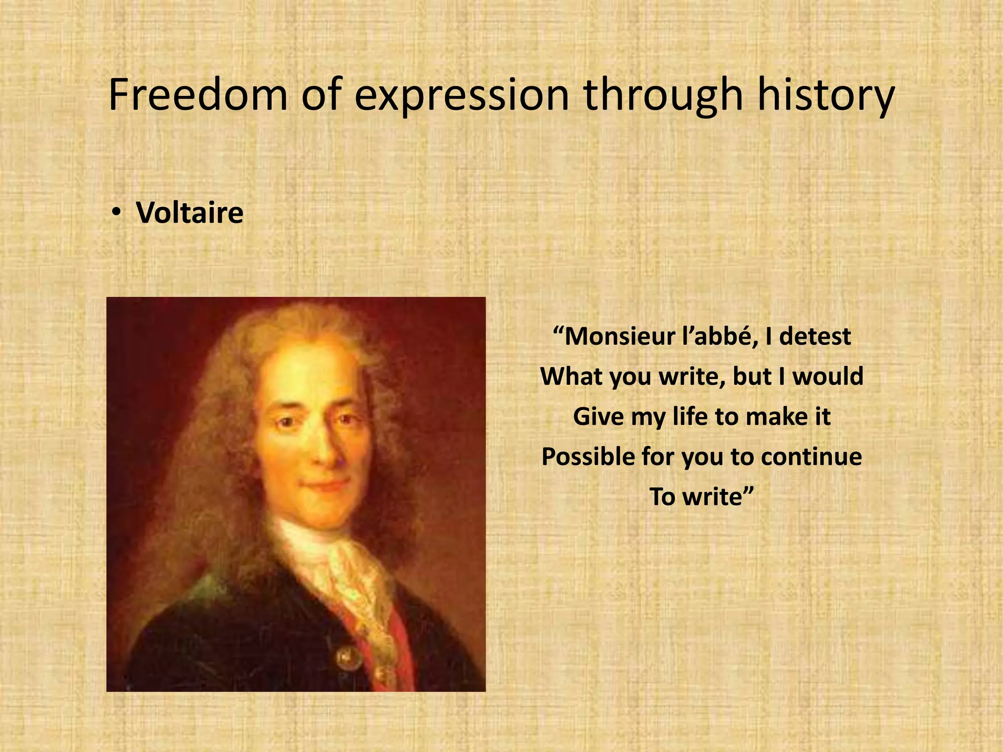 Freedom of expression | PPTX