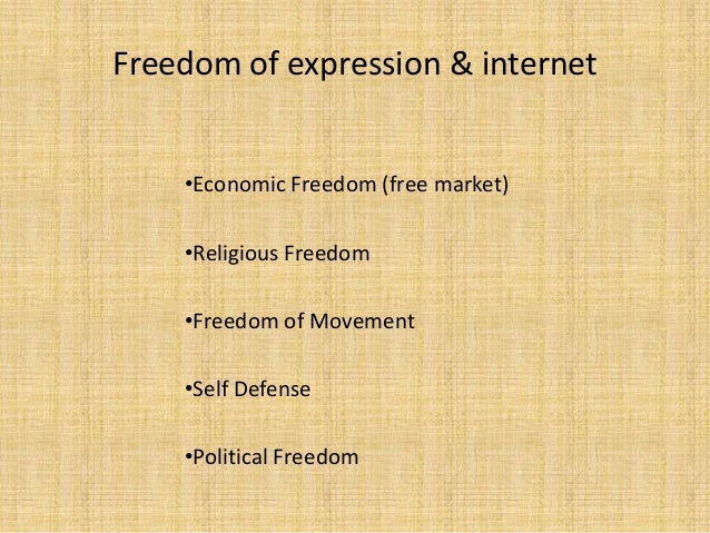 Freedom of expression