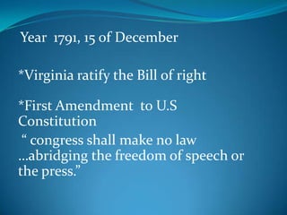 Freedom of press | PPTX