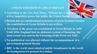 Freedom of Press Around the World | PPTX