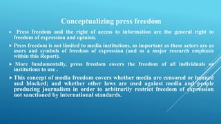 Freedom of Press Around the World | PPTX