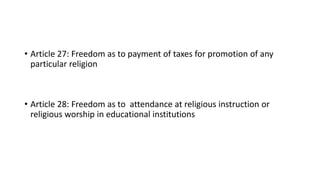 Freedom of religion | PPTX