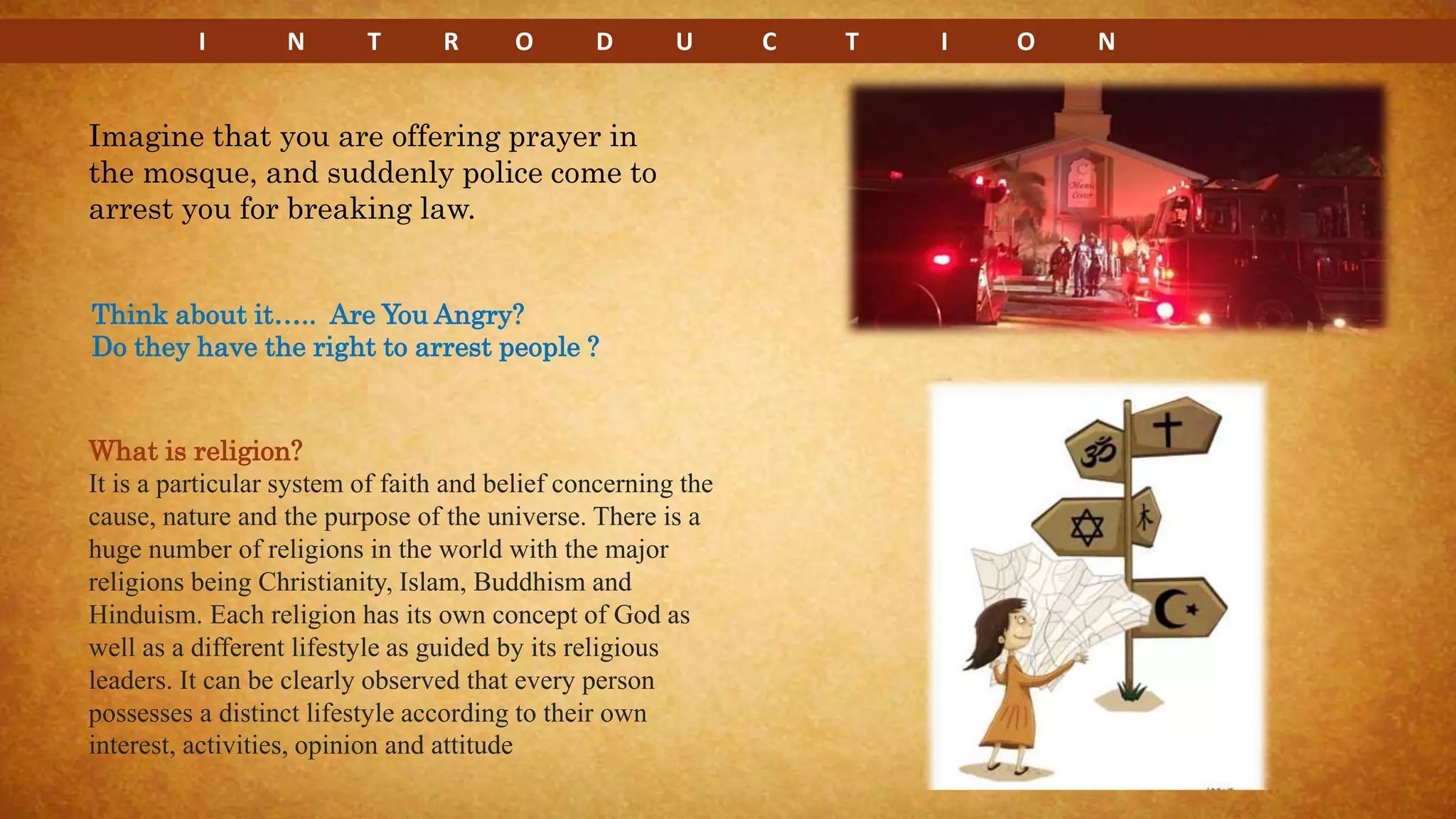Freedom of religion or right to religion | PPTX
