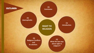 Freedom of religion or right to religion | PPTX