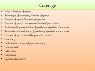 Freedom of Speech | PPT