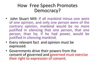 Freedom of Speech & Expression | PPT