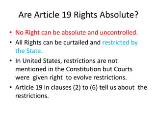 Freedom of Speech & Expression | PPT