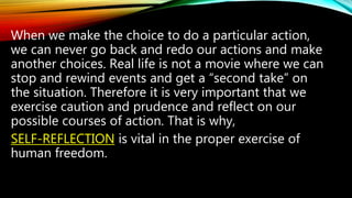 Freedom of the human person | PPTX