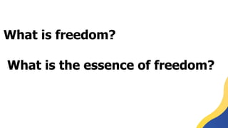 FREEDOM OF THE HUMAN PERSON(lecture).pptx