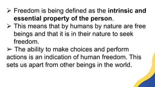 FREEDOM OF THE HUMAN PERSON(lecture).pptx