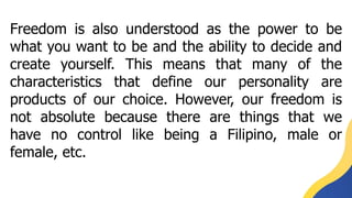 FREEDOM OF THE HUMAN PERSON(lecture).pptx