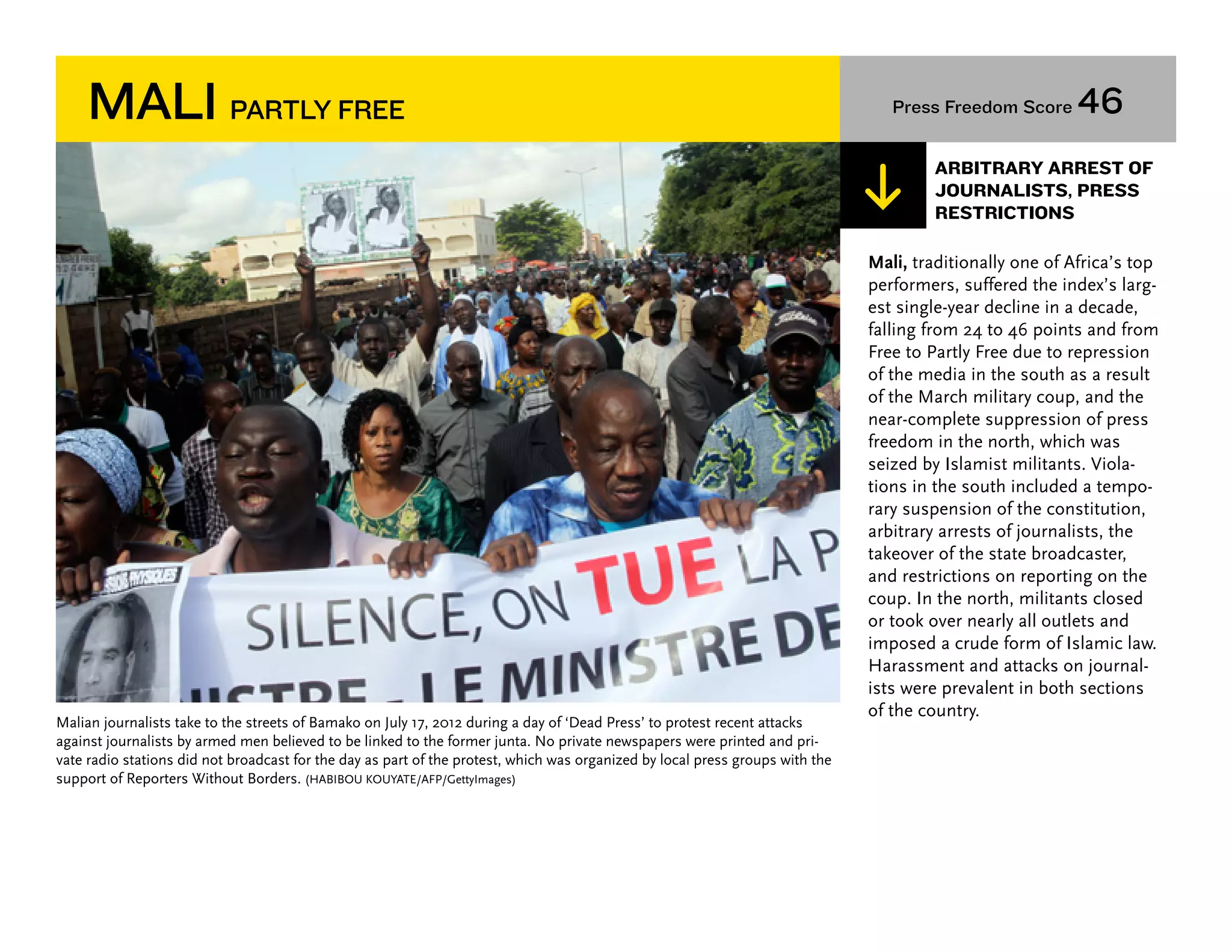 Freedom of the press 2013 infographic | PDF | Media Industry | Industries