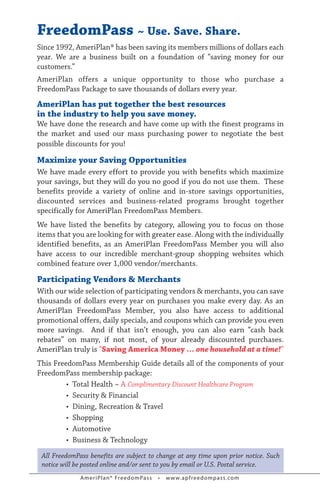 Freedom Pass Guide | PDF