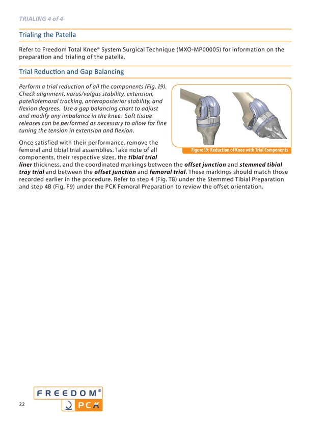 Freedom pck revision knee system by meril life | PDF | Bone and Joint ...
