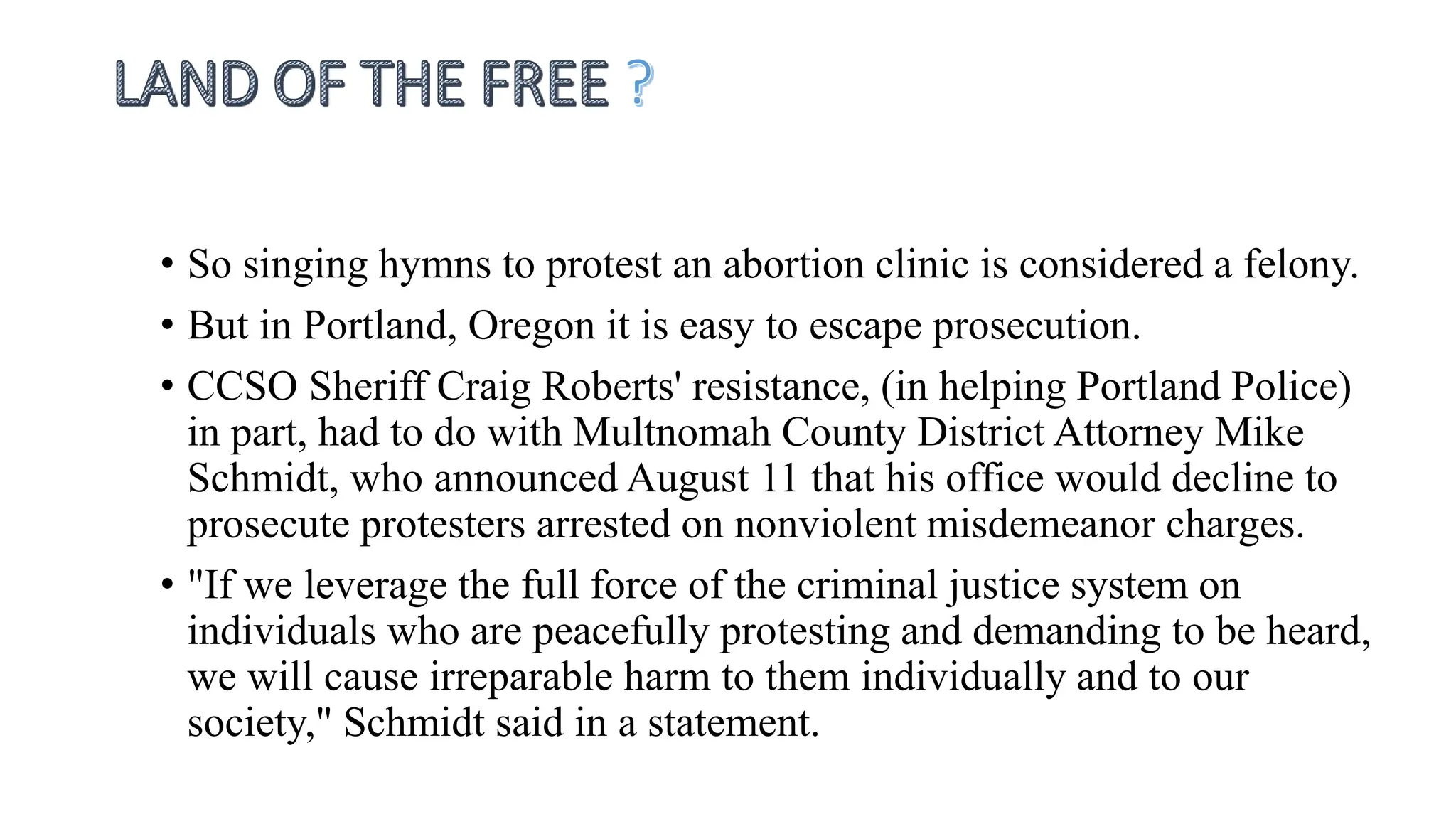 THE FREEDOM REPORT USA OUR PAST AND PRESENT | PPTX