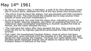 Freedom riders | PPTX