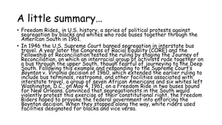 Freedom riders | PPTX