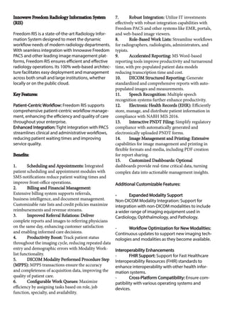 Freedom RIS - Radiology Information System | PDF