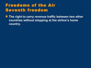Freedoms Of The Air | PPT