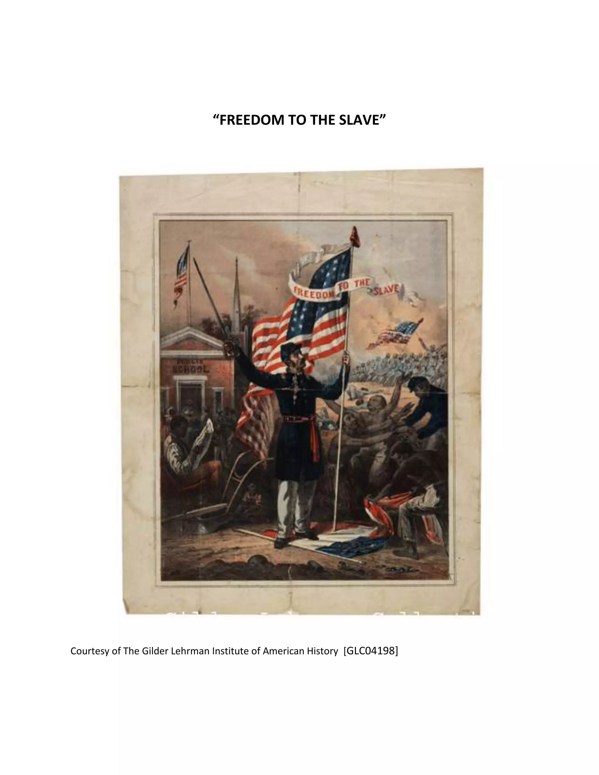 Freedom To The Slave | DOCX