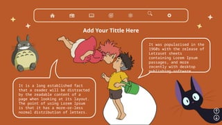 Free Download Studio Ghibli Inspired Powerpoint Template for Study - a ...