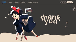 Free Download Studio Ghibli Inspired Powerpoint Template for Study - a ...