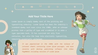 Free Download Studio Ghibli Inspired Powerpoint Template for Study - a ...