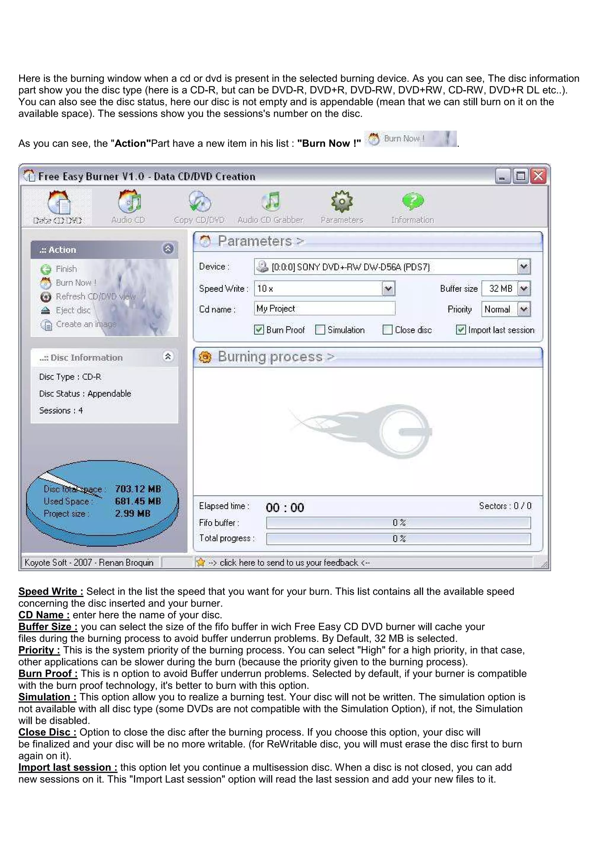 Free easyburner | PDF